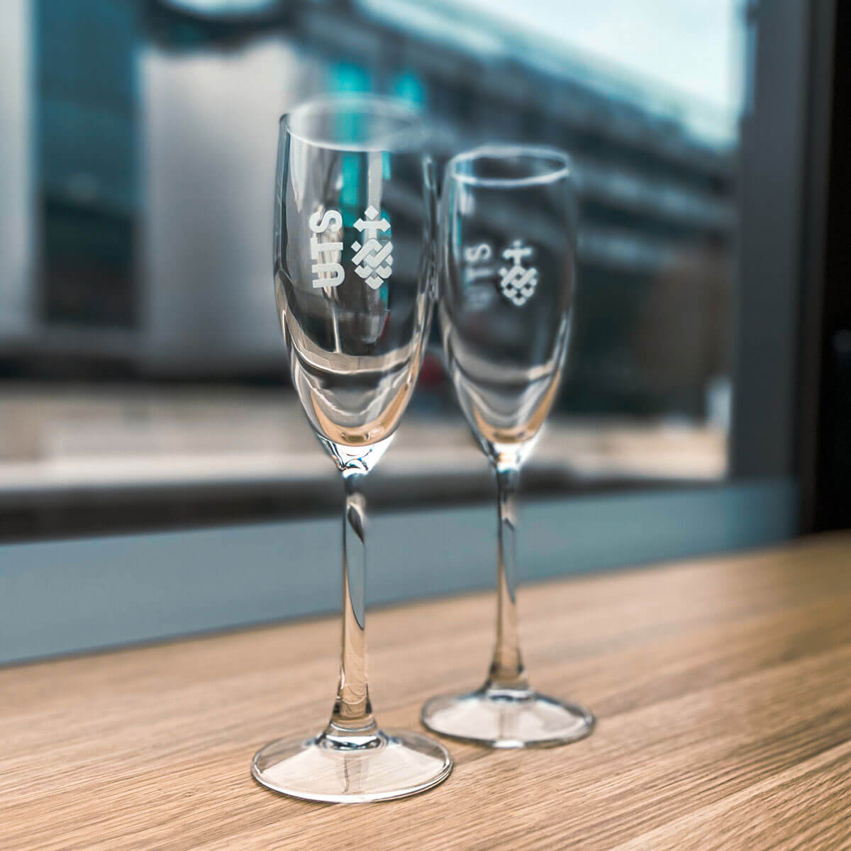 UTS Champagne Glasses - Activate UTS